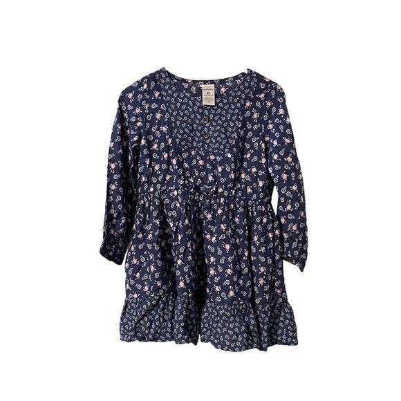 Carter's | Dresses | Nwt Carters Size 2t Girls Navy Blue Long Sleeve ...